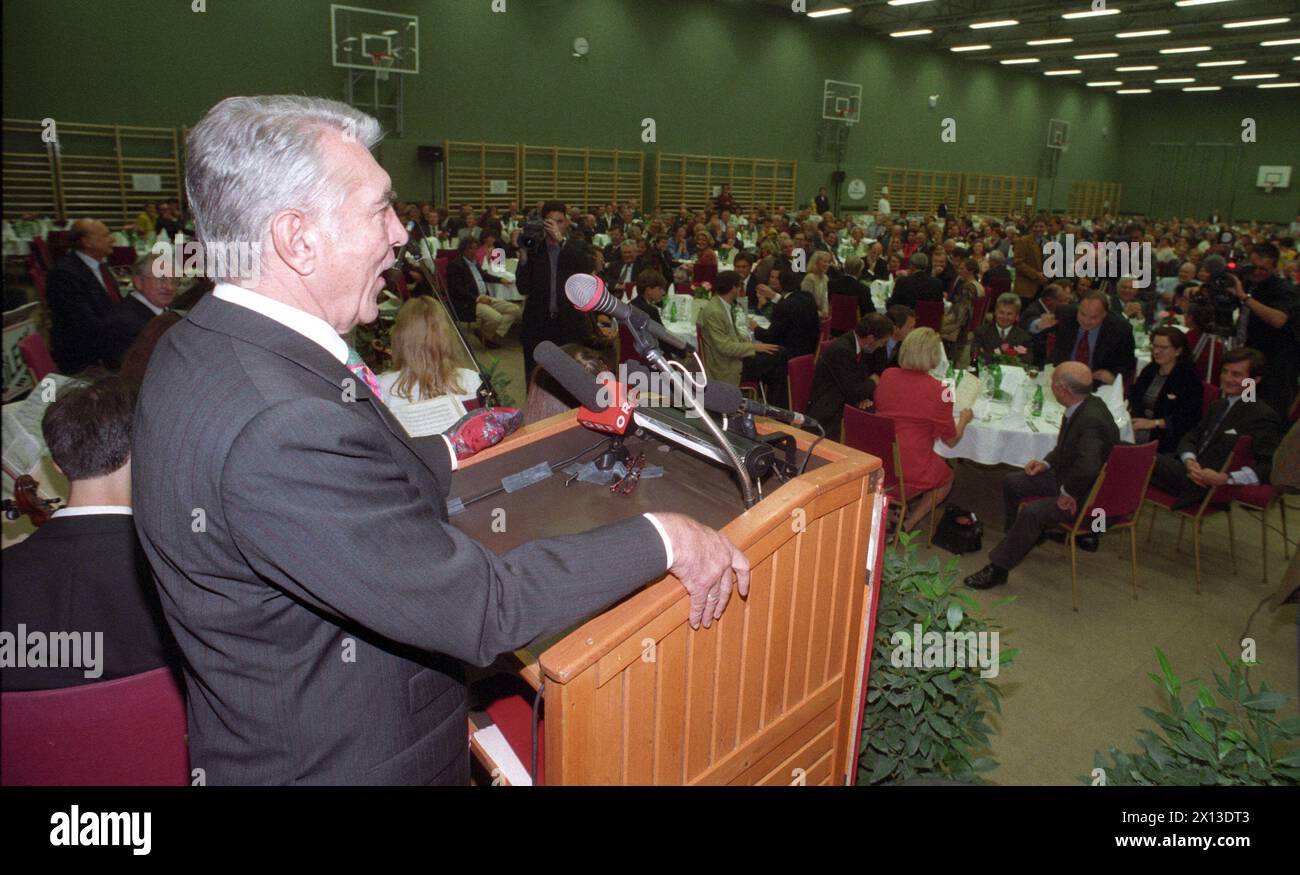 Vienna on September 10th 1994: With a big party in the gym of the ...