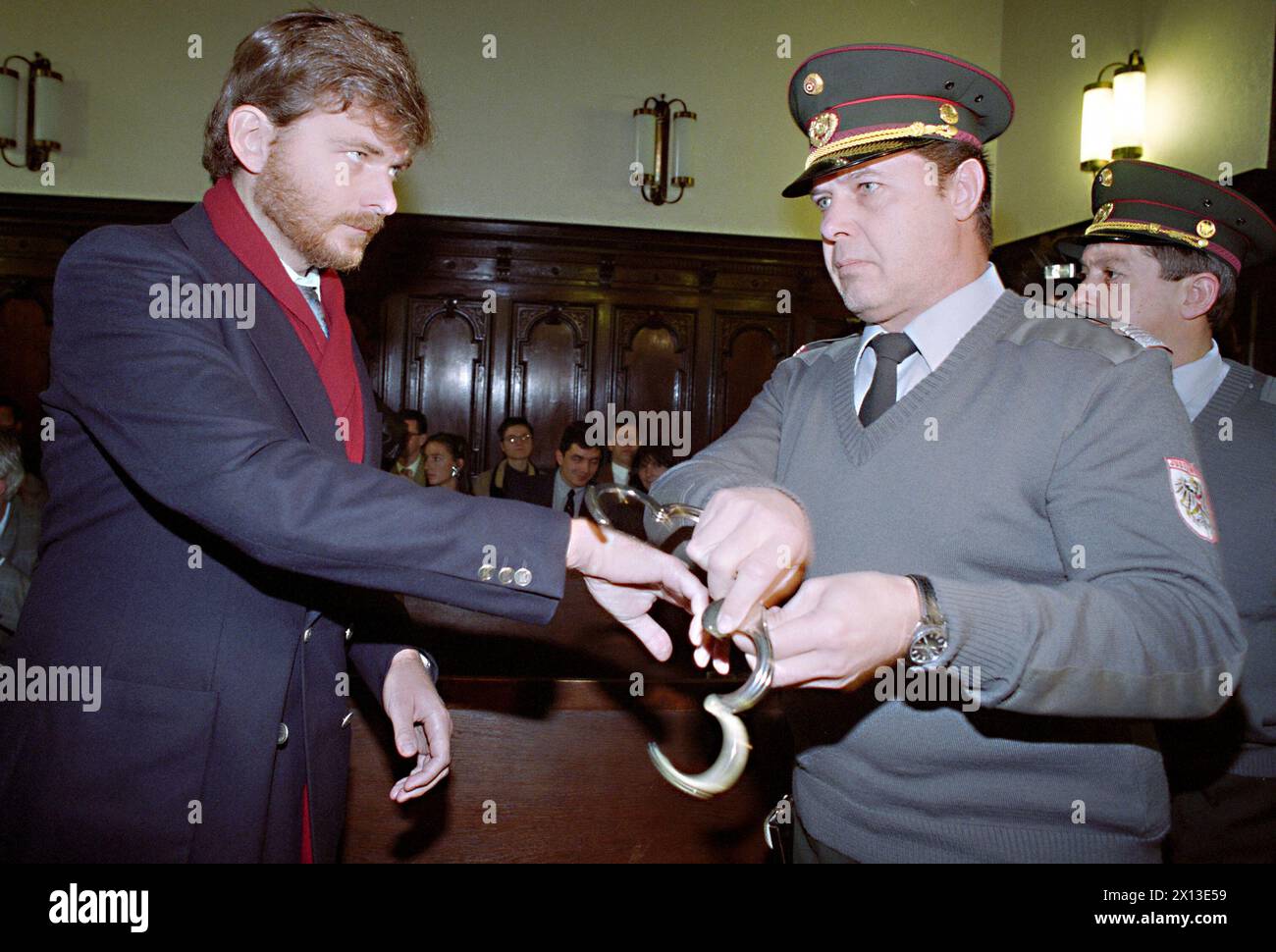 Vienna on October 13th 1994: Trial against the Austrian film producer ...