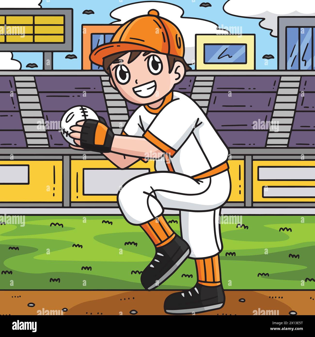 Baseball pitches Stock Vector Images - Alamy