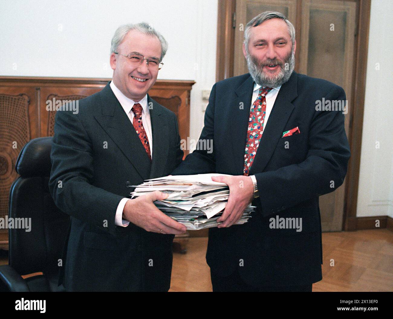 Vienna on November 17th 1994: Inauguration of Juergen Weiss as new ...