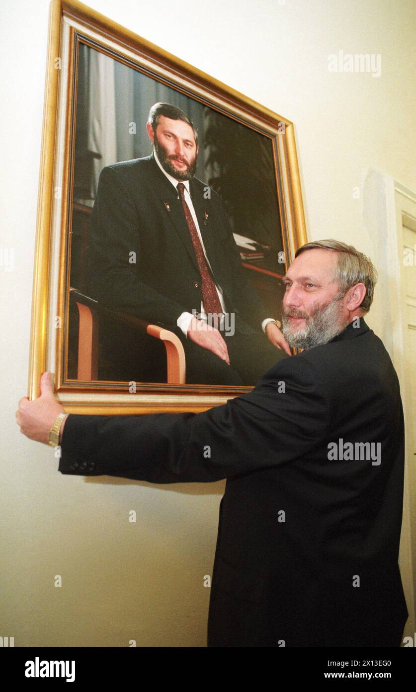 Vienna on November 17th 1994: Designated EU commissioner Franz Fischler ...