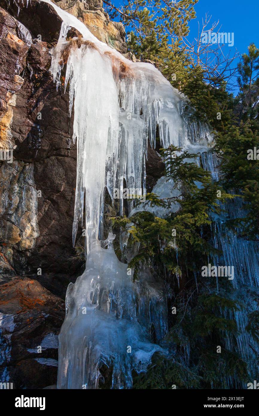 Ice waterfall europe italy hi-res stock photography and images - Alamy