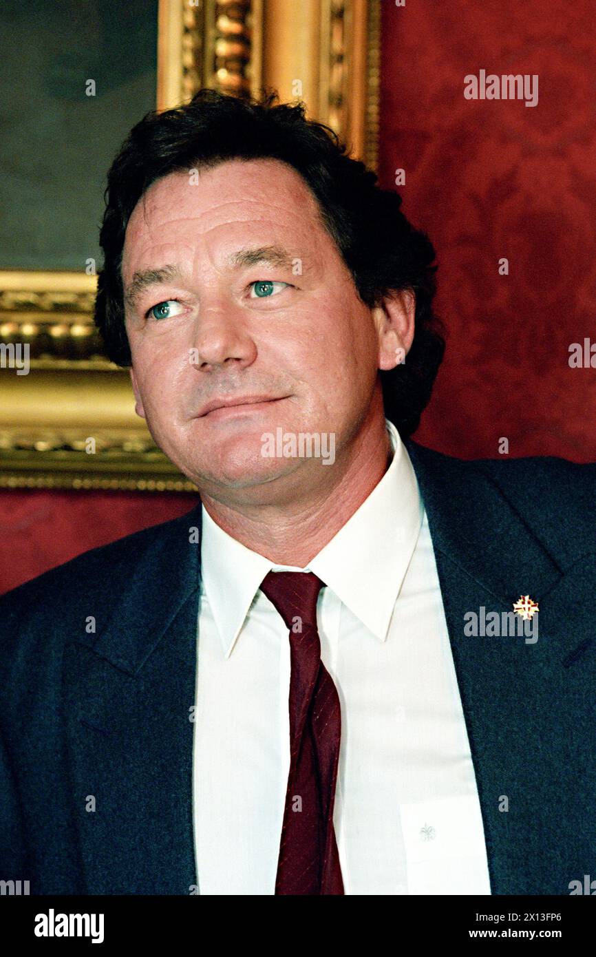 Vienna on May 9th 1995: Austrian singer Wolfgang Ambros was awarded the ...