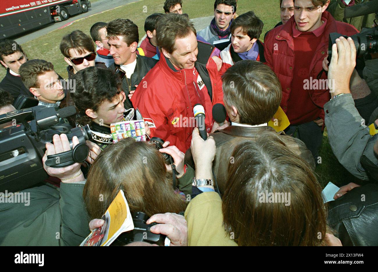 Maranello on June 6th 1995: Presentation of the new Italian Formula 1 ...