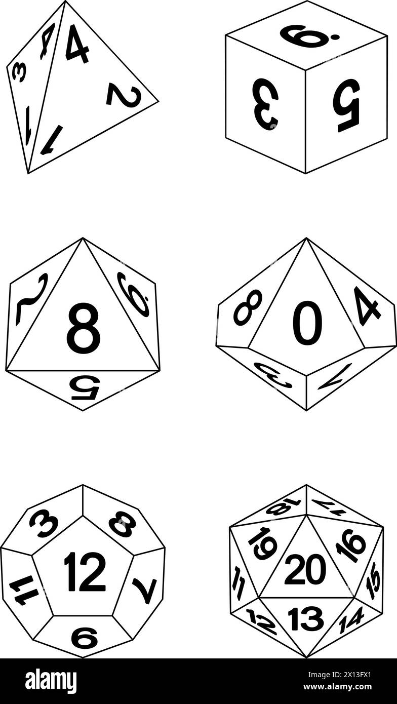 Board game die Stock Vector Images - Alamy
