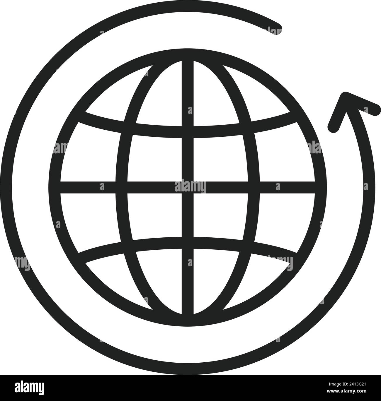 Worldwide icon vector image Stock Vector Image & Art - Alamy
