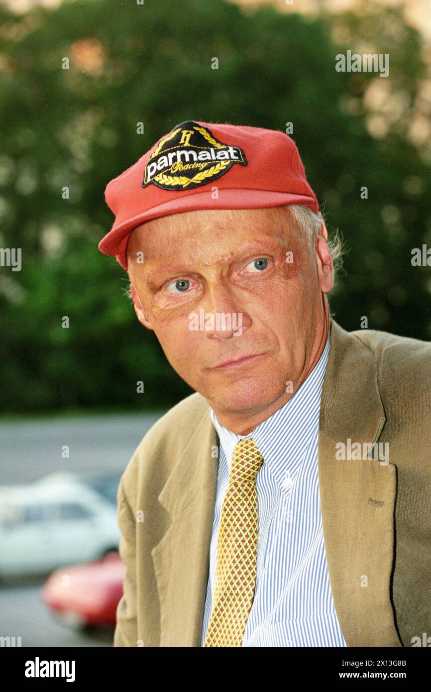 Vienna on July 27th 1995: Luca die Montezemolo, Chief Executive Officer ...