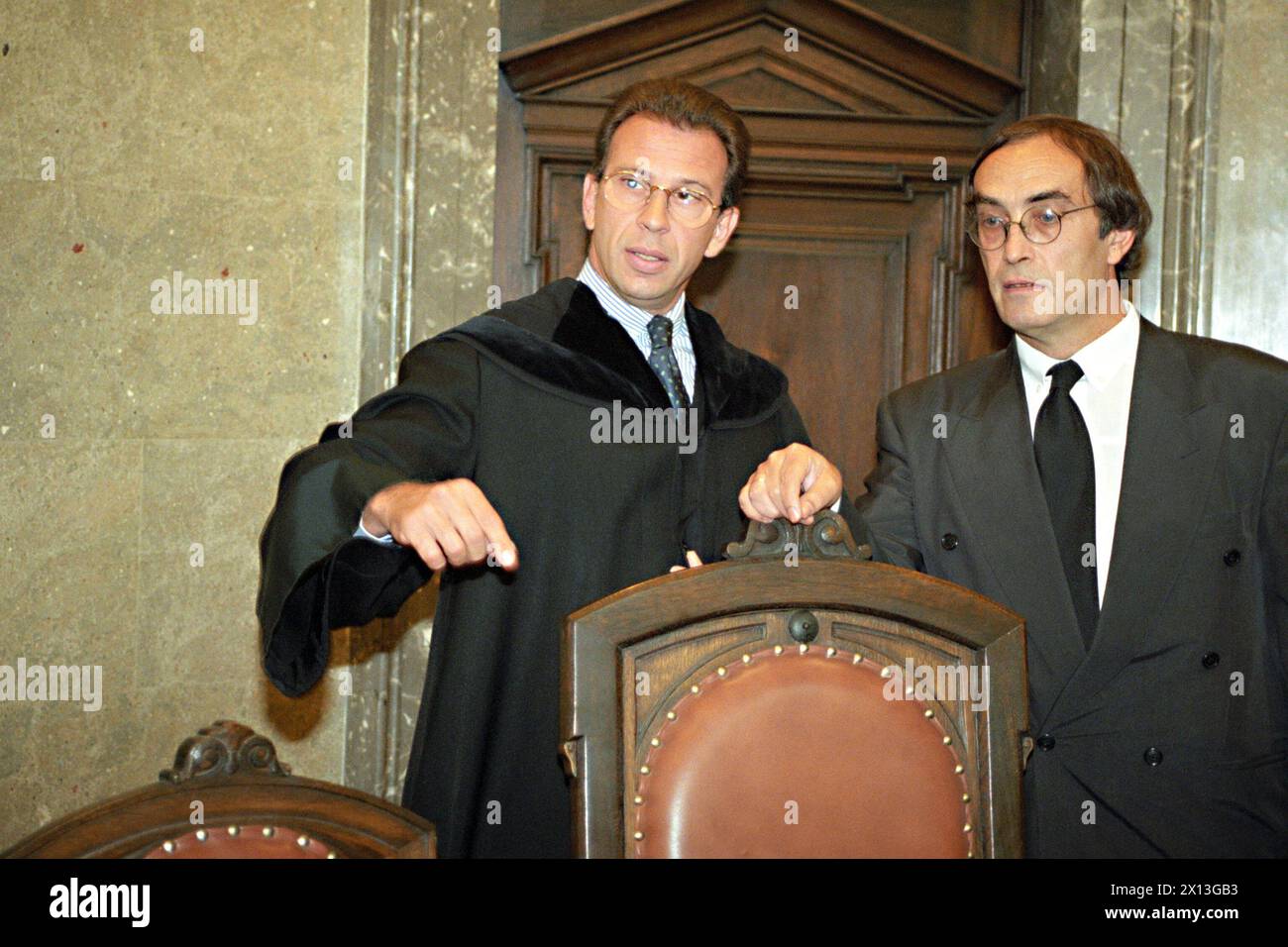 Beginning of the letter bomb trial in Vienna, on September 11, 1995 ...