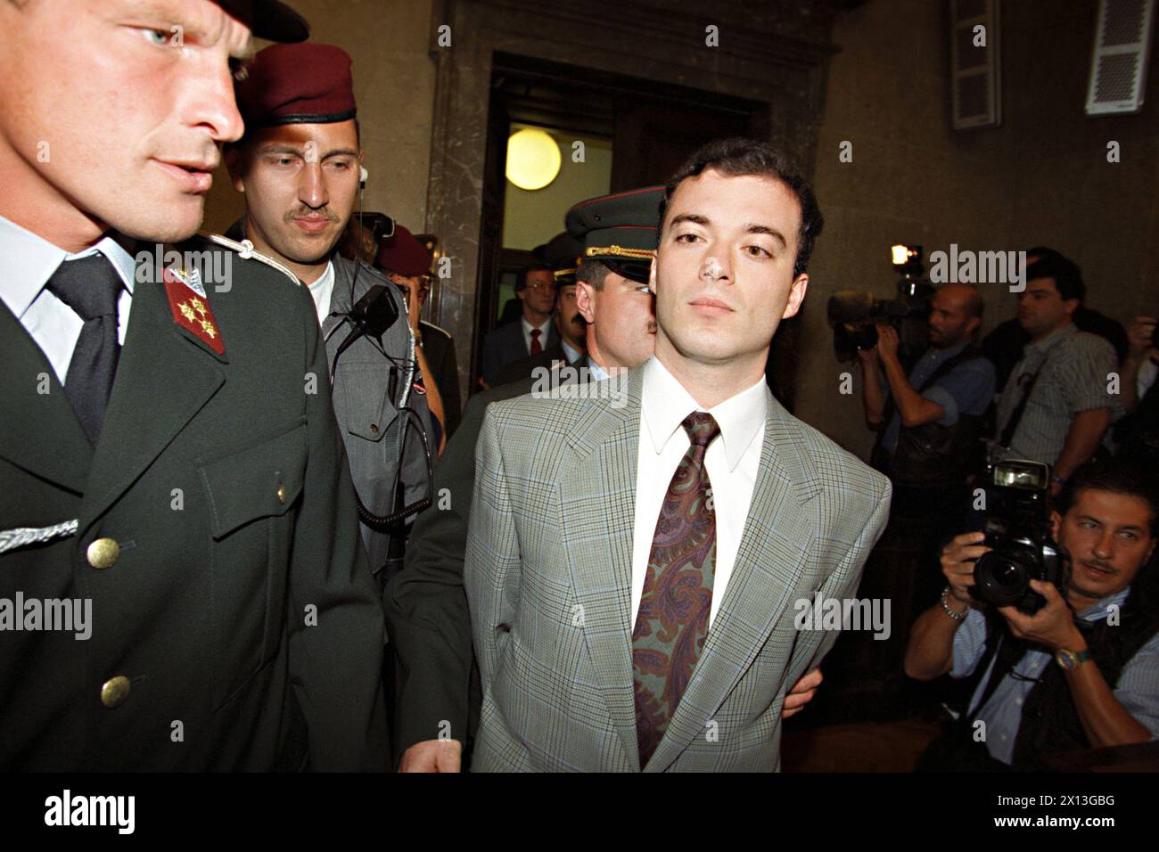 Beginning of the letter bomb trial in Vienna, on September 11, 1995 ...