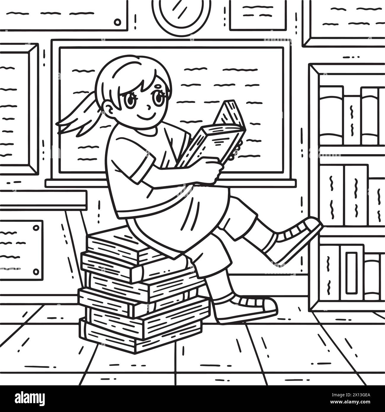 Coloring pages for preschoolers hi-res stock photography and images - Alamy