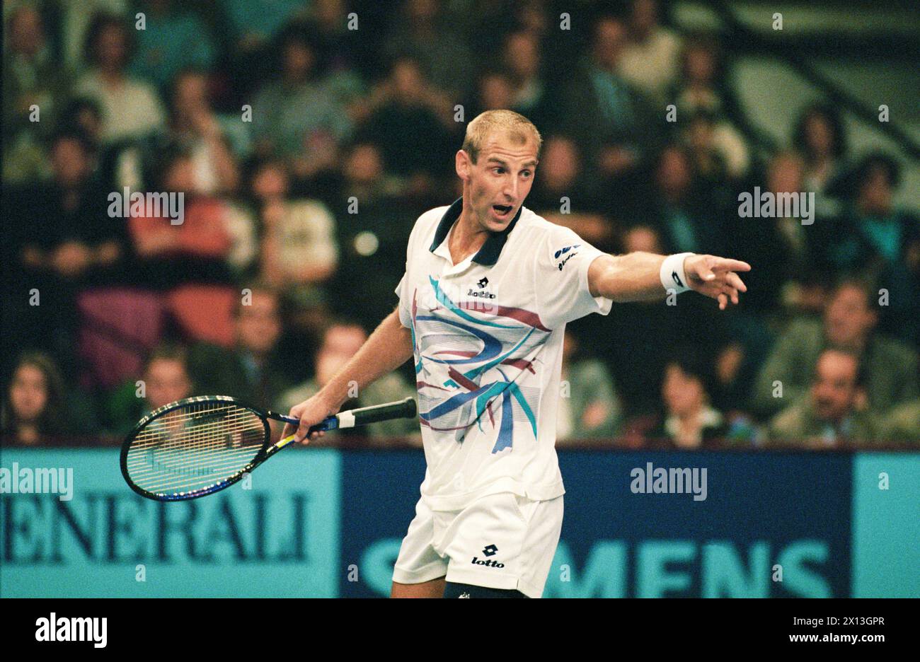 Second semi-final of the CA Tennis Trophy in Vienna on October 21st ...