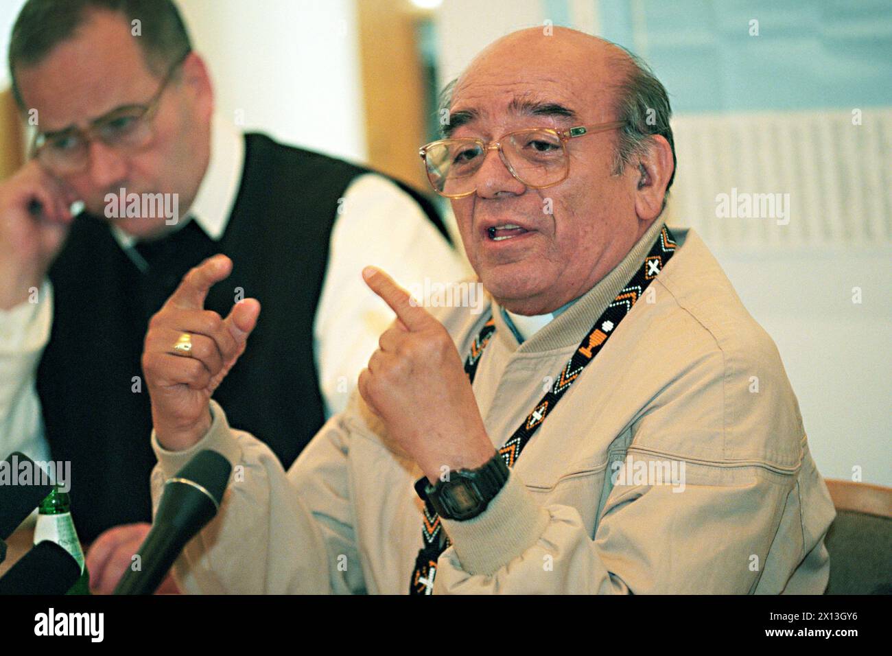 Samuel Ruiz Garcia, bishop of the diocese San Cristobal in Mexico and ...