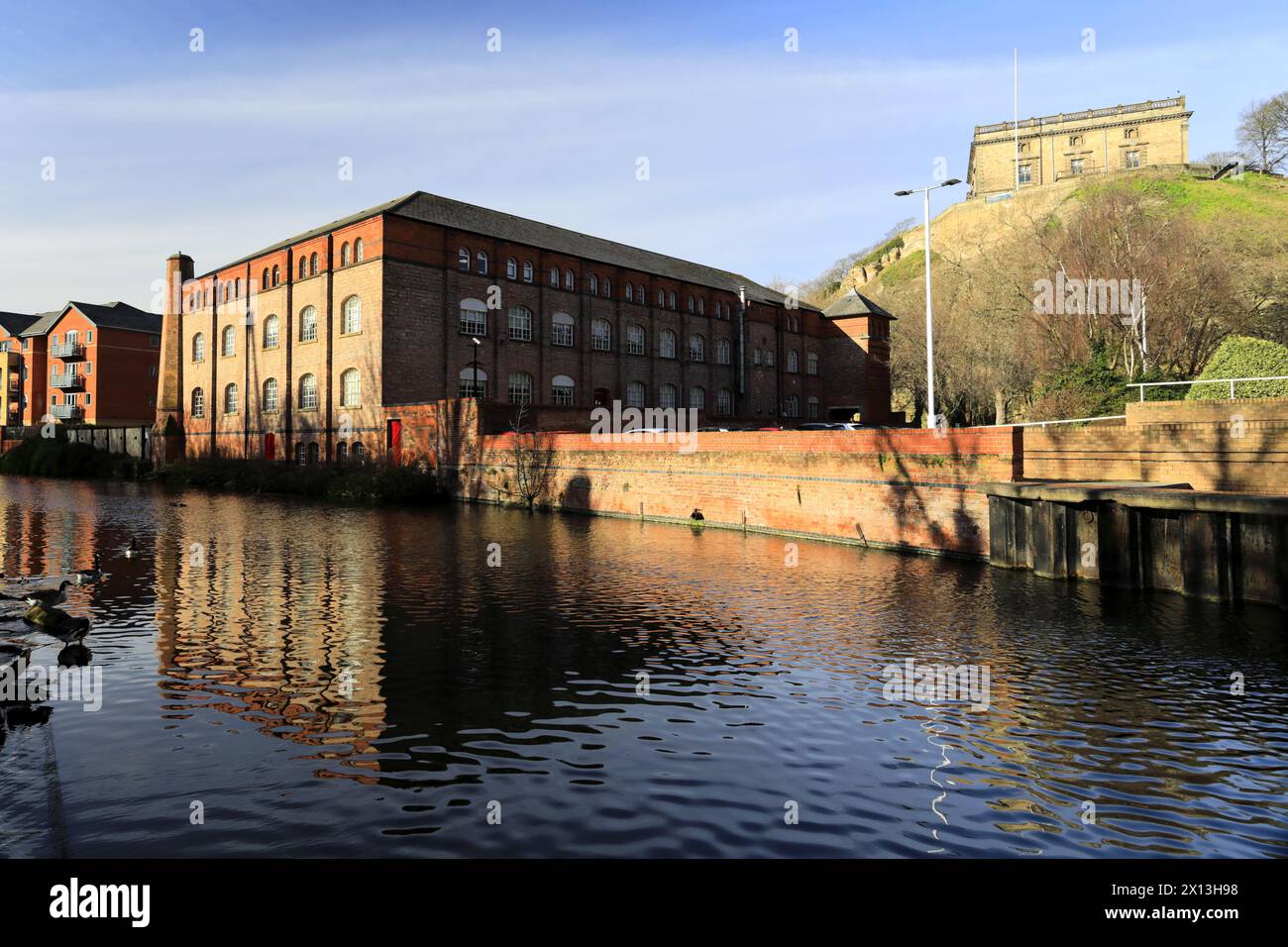 Buildings along the Nottingham and Beeston Canal, Castle Wharf ...