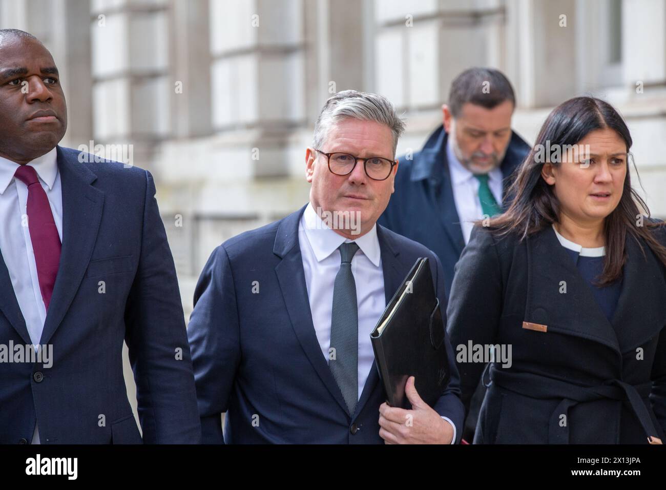 London, uk 15th Apr 2024 Sir Keir Starmer, Leader of the Labour Party ...