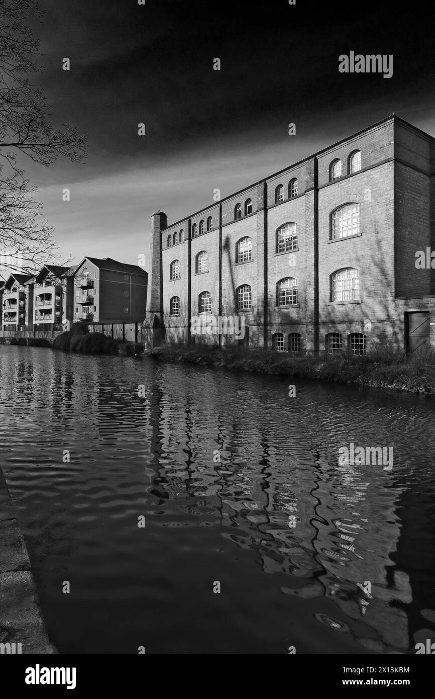 New blue canal boat Black and White Stock Photos & Images - Alamy