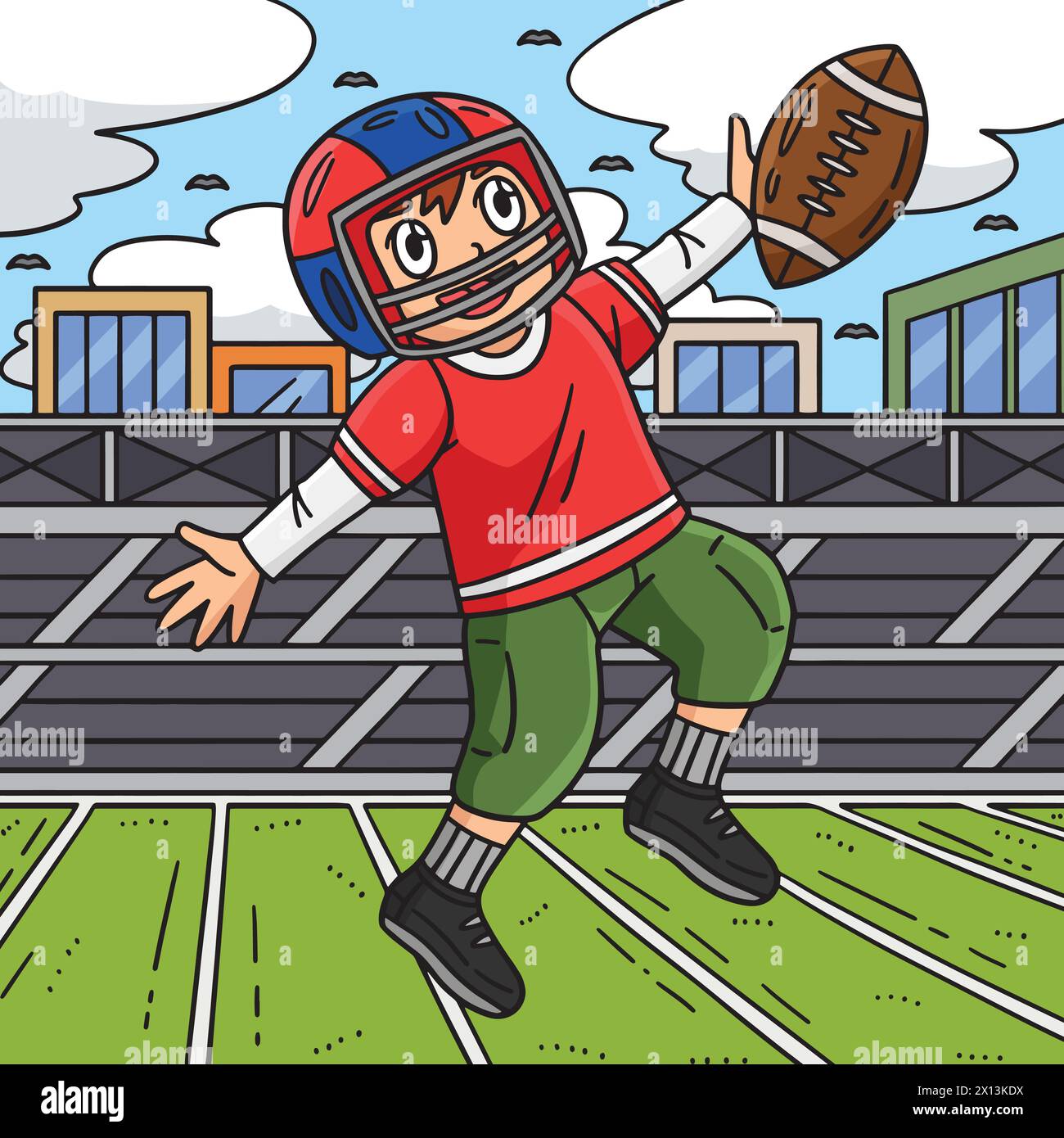 Receiving ball Stock Vector Images - Alamy