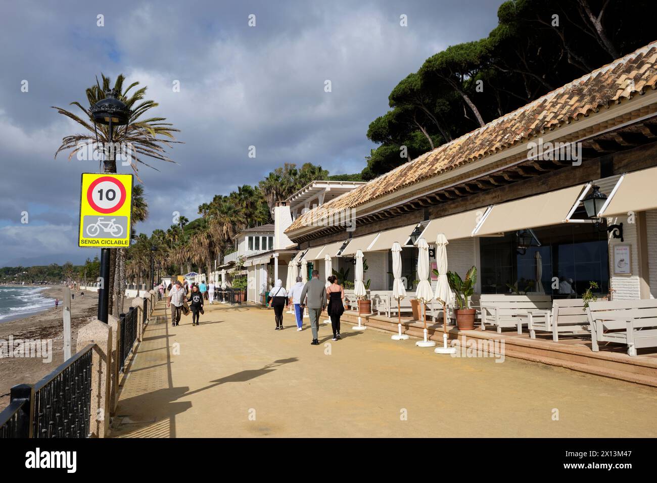 Marbella promenade hi-res stock photography and images - Alamy