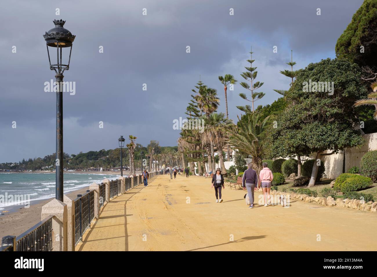 Marbella promenade hi-res stock photography and images - Alamy