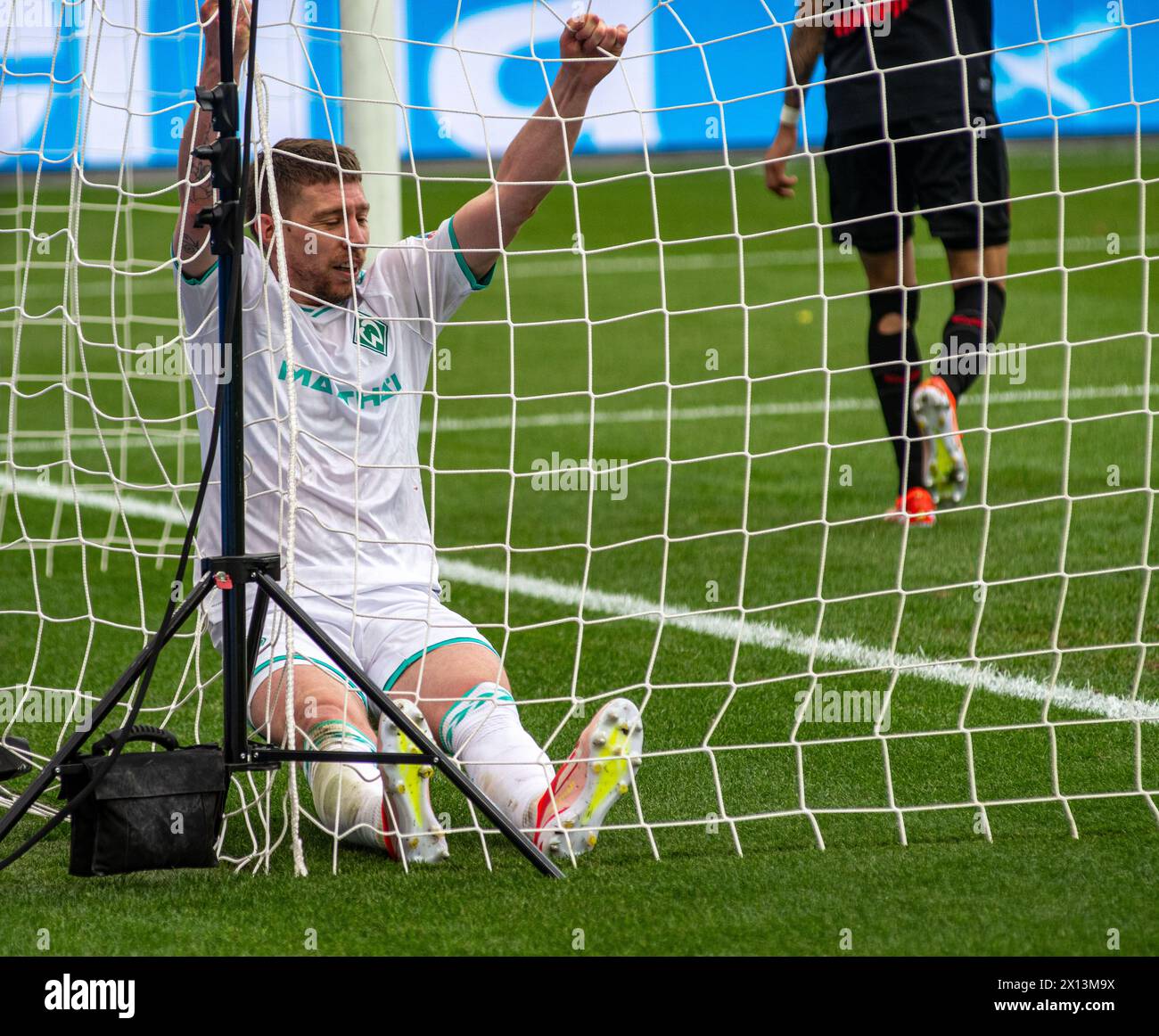 Leverkusen, North Rhine-Westphalia, Germany. 14th Apr, 2024. Werder ...