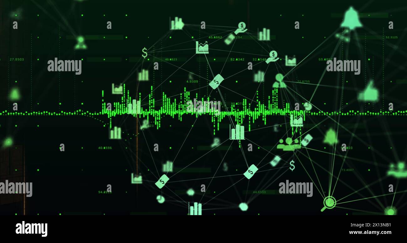 Digital icons network connections hi-res stock photography and images ...
