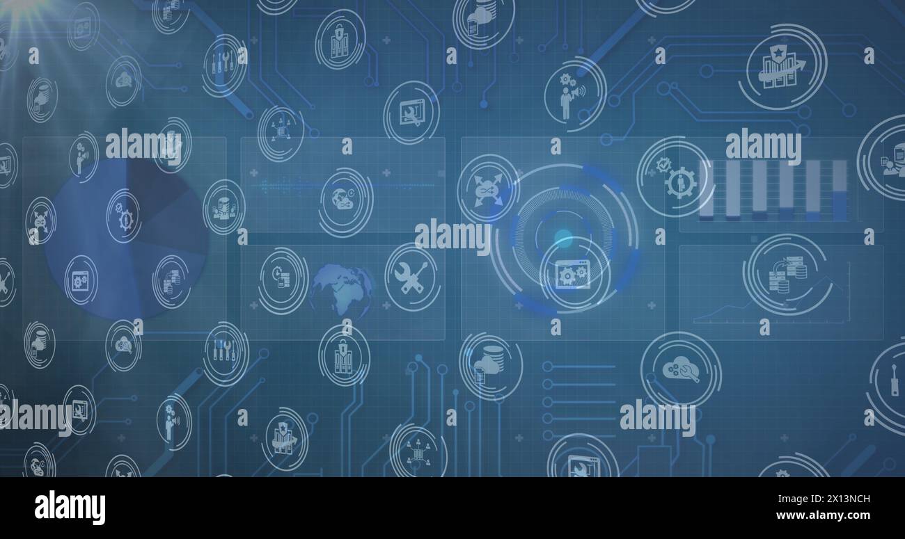 Green digital screen hi-res stock photography and images - Alamy