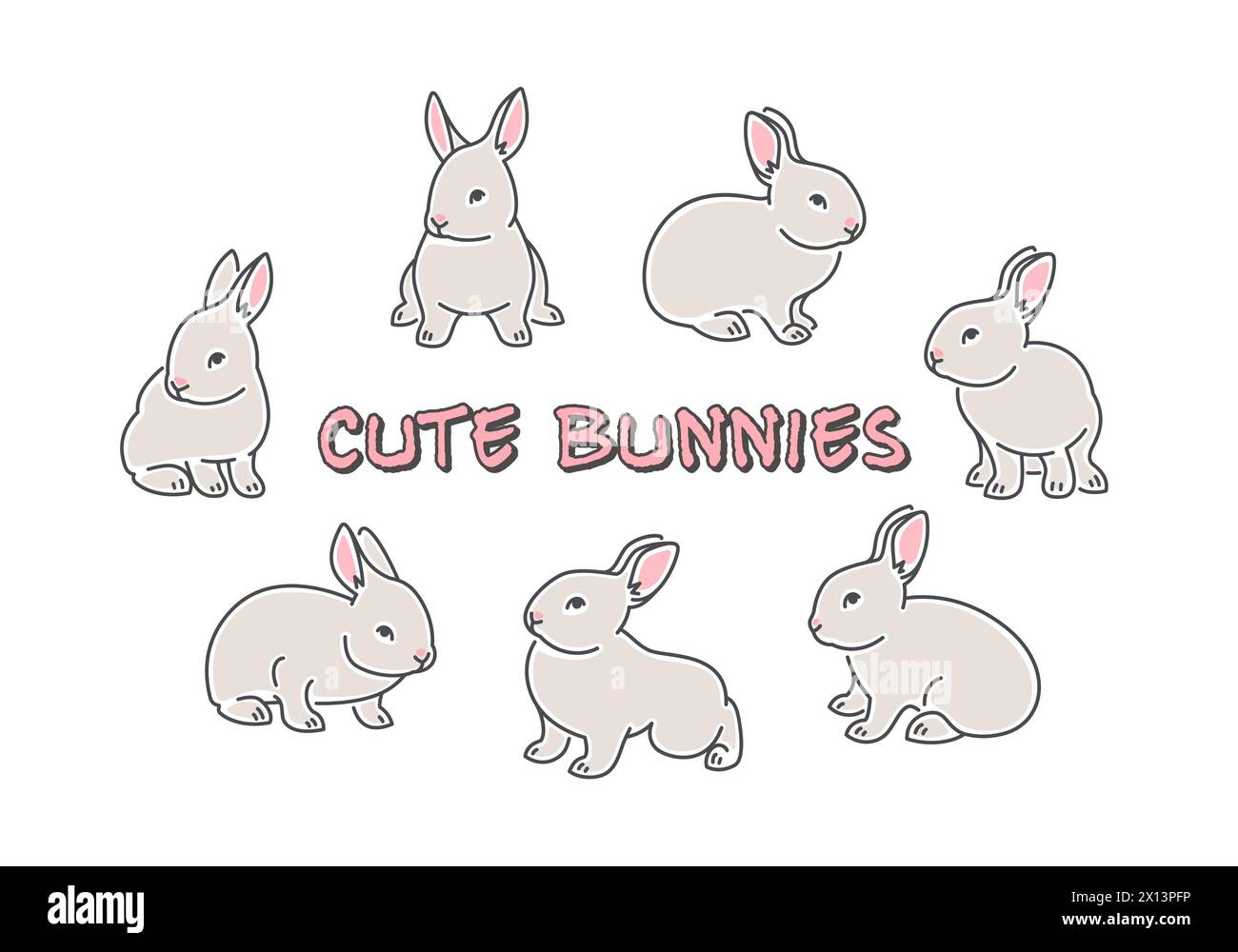 Side view cheerful little kids hi-res stock photography and images - Alamy