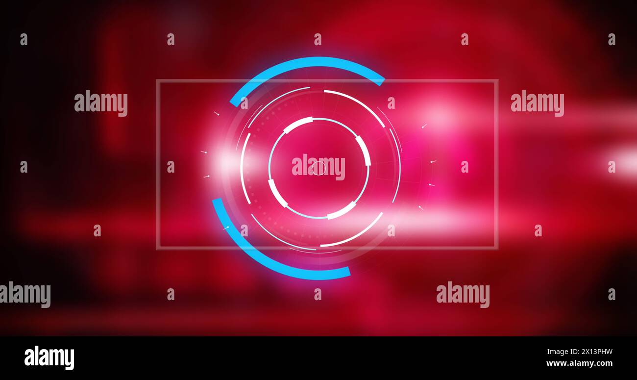 Glowing green circle animation over hi-res stock photography and images ...