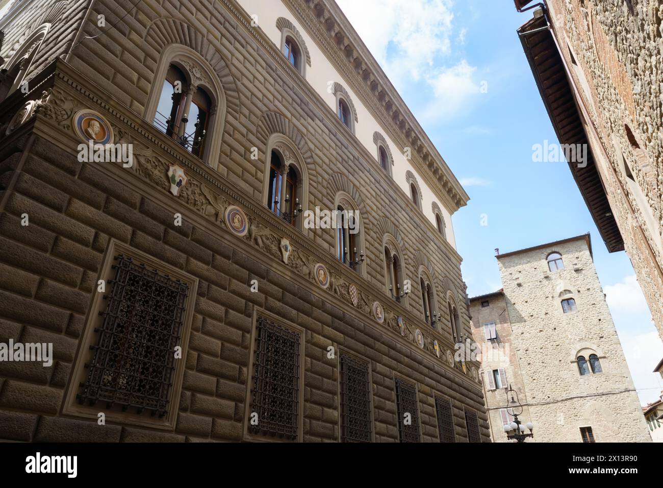 Buildings of Pistoia, historic city of Tuscany, Italy Stock Photo - Alamy