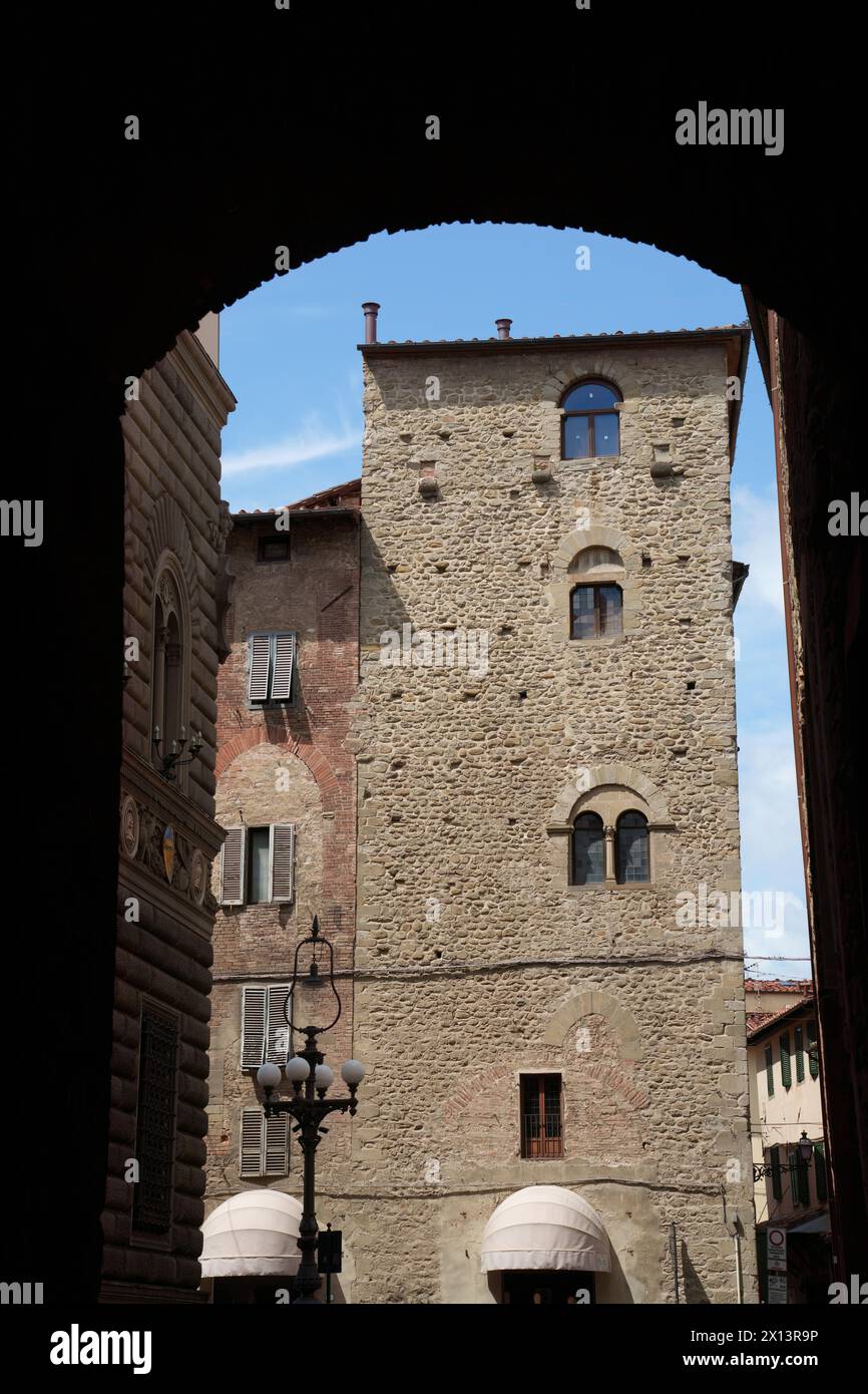Buildings of Pistoia, historic city of Tuscany, Italy Stock Photo - Alamy
