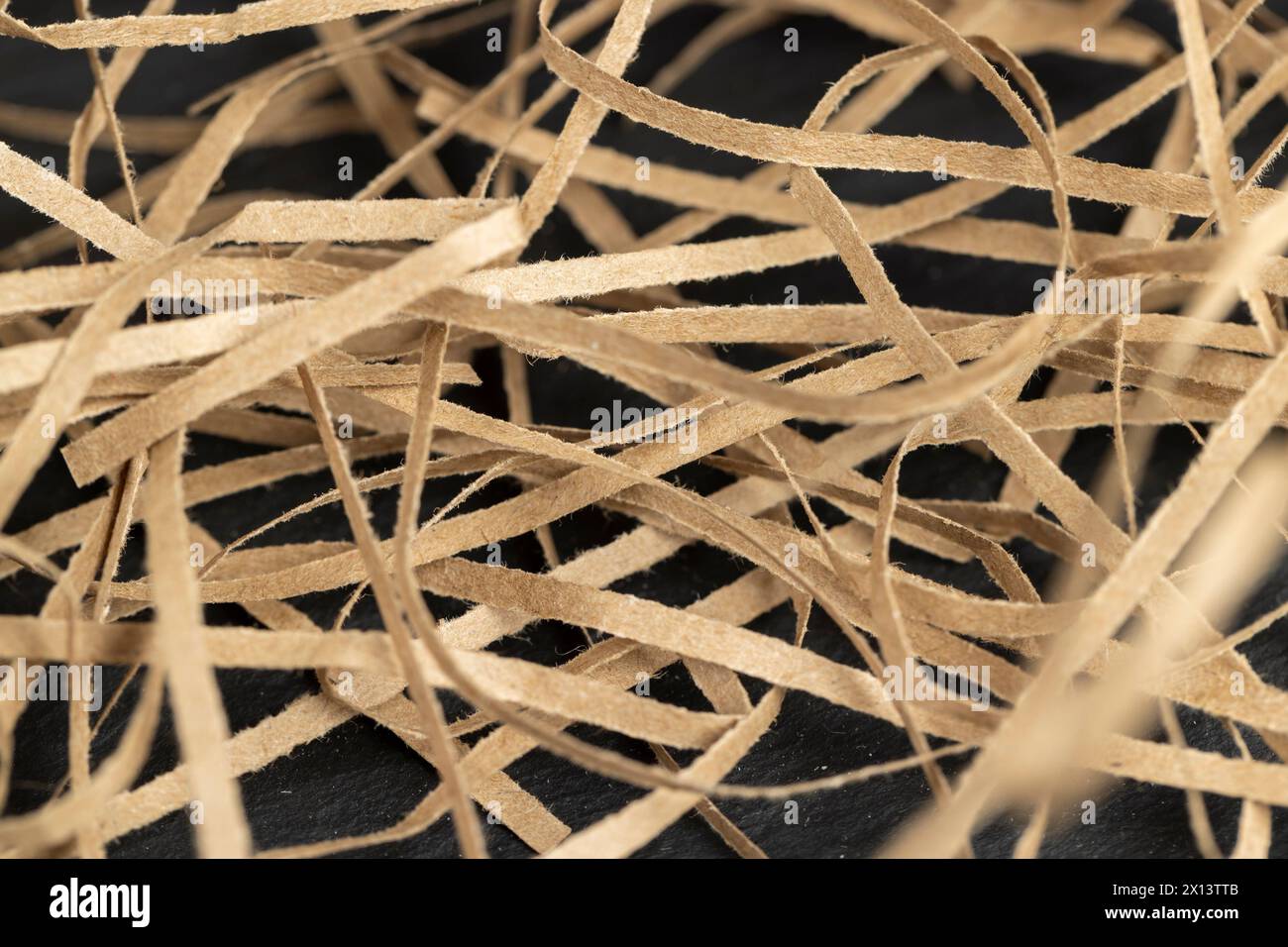 sliced Yellow Waste Paper for Packaging, decorative Sliced Paper for ...