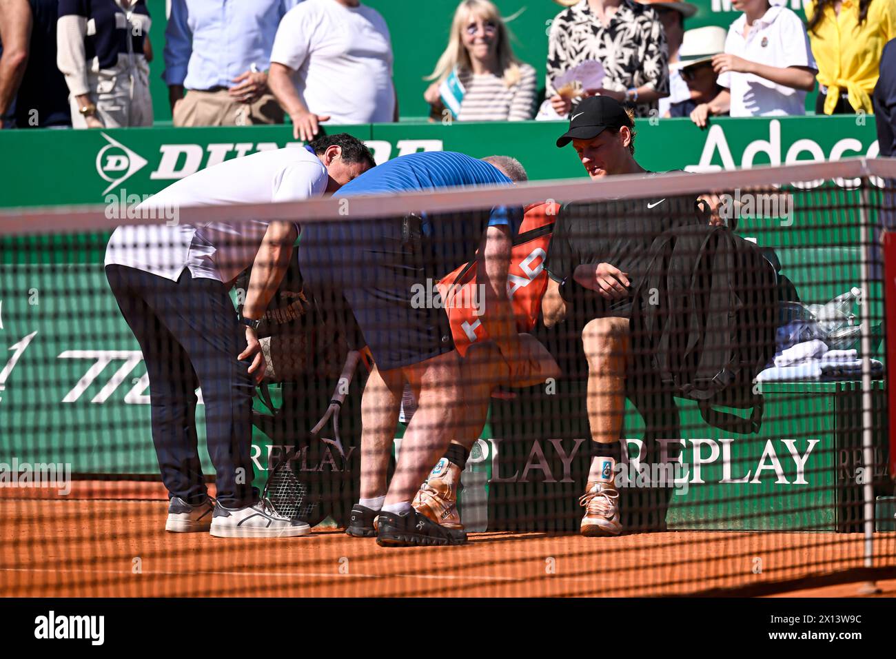 Jannik Sinner during the Rolex Monte-Carlo ATP Masters 1000 tennis on April 13, 2024 at Monte ...