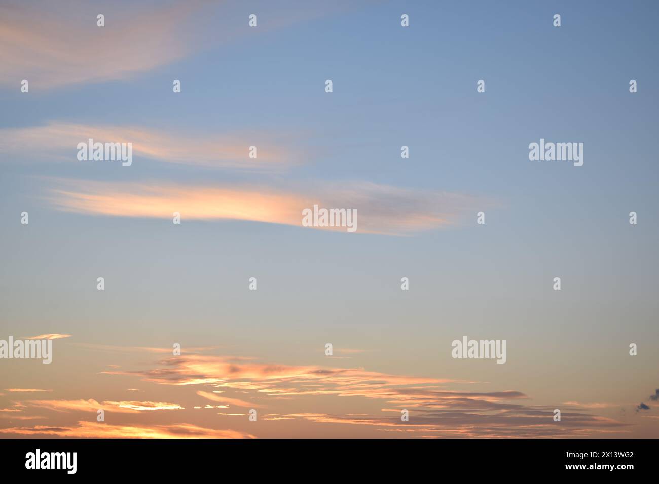 Early sunset sky Stock Photo - Alamy