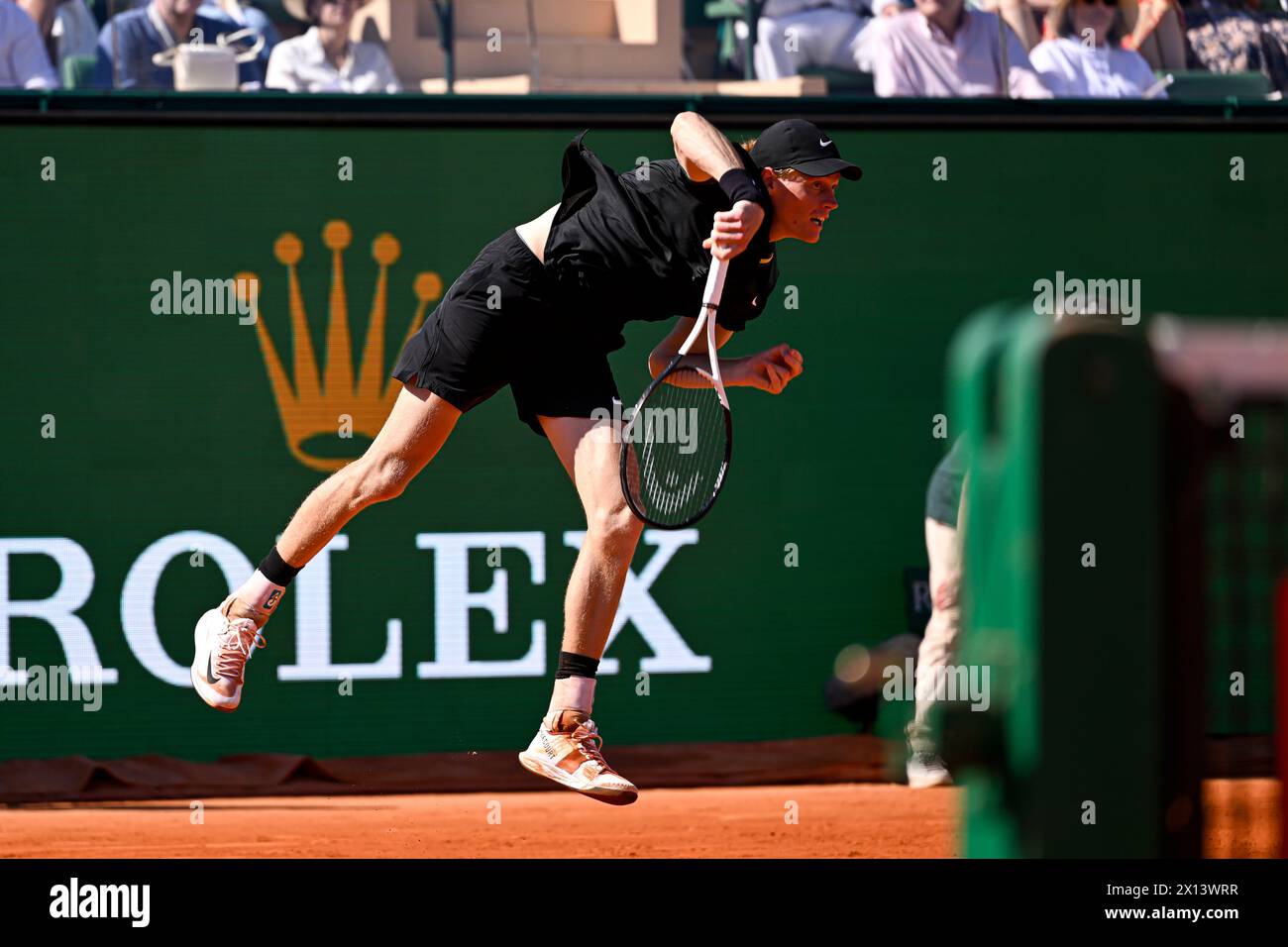 Jannik Sinner during the Rolex Monte-Carlo ATP Masters 1000 tennis on ...