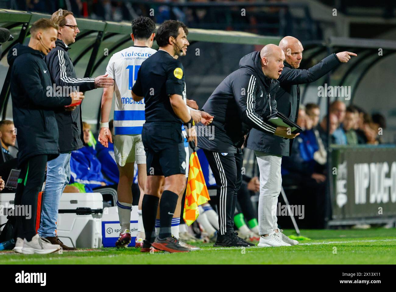NIJMEGEN, 14-04-2024, Stadium De Goffert, football, Dutch eredivisie ...
