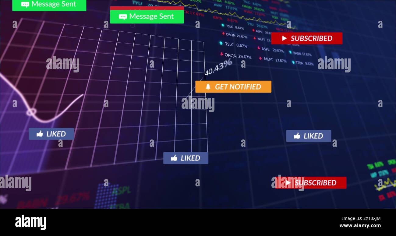 A stock market display with various stock prices moving up and down the ... A stock market display with various stock prices moving up and down the ...
