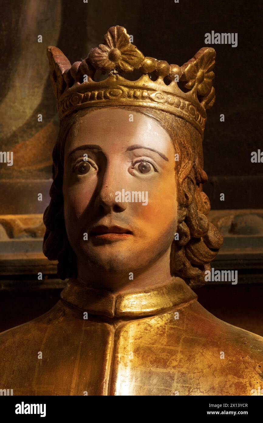 Model of Saint Elzéar in the Franciscan church of Ansouis, Vaucluse ...