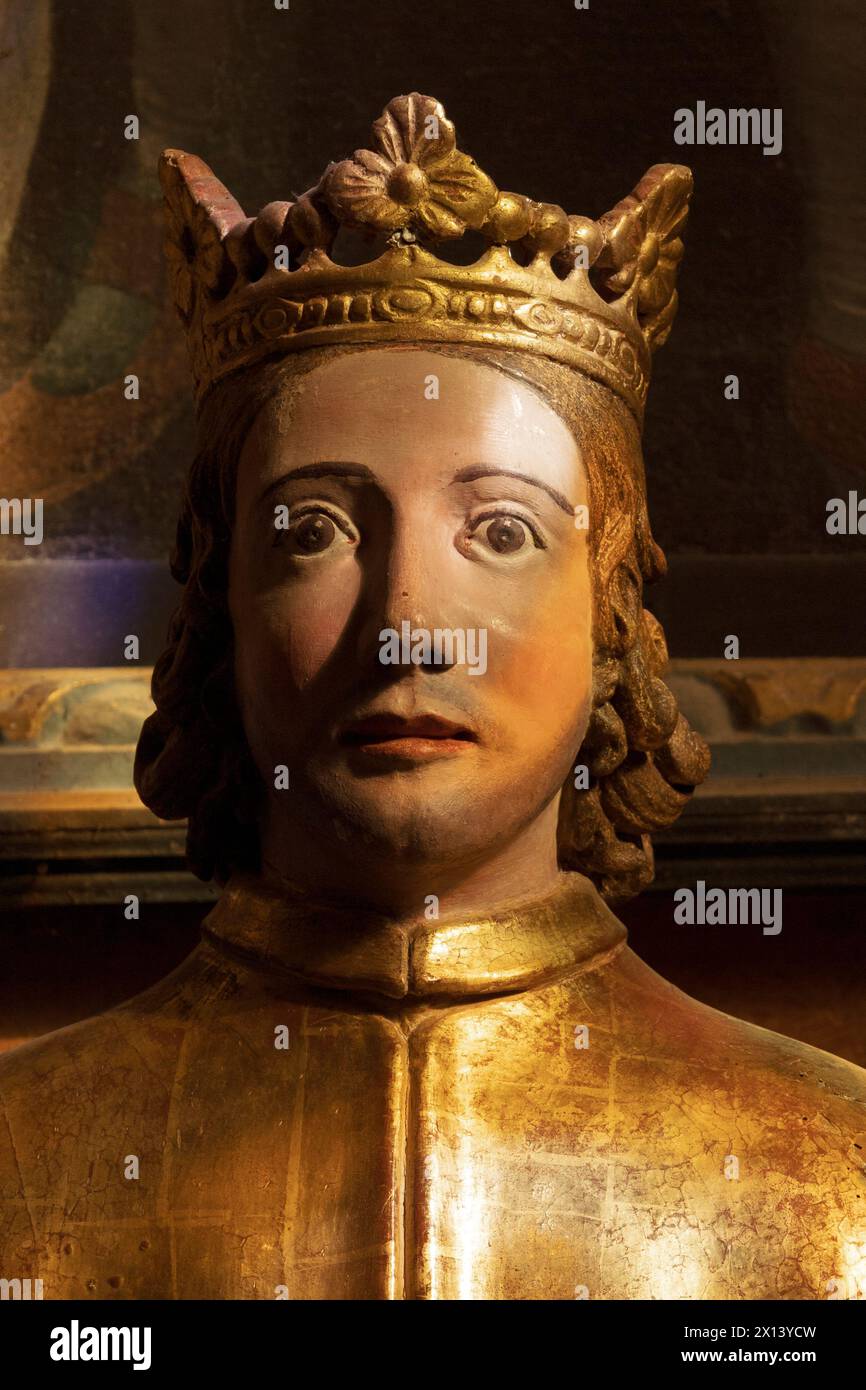 Model of Saint Elzéar in the Franciscan church of Ansouis, Vaucluse ...