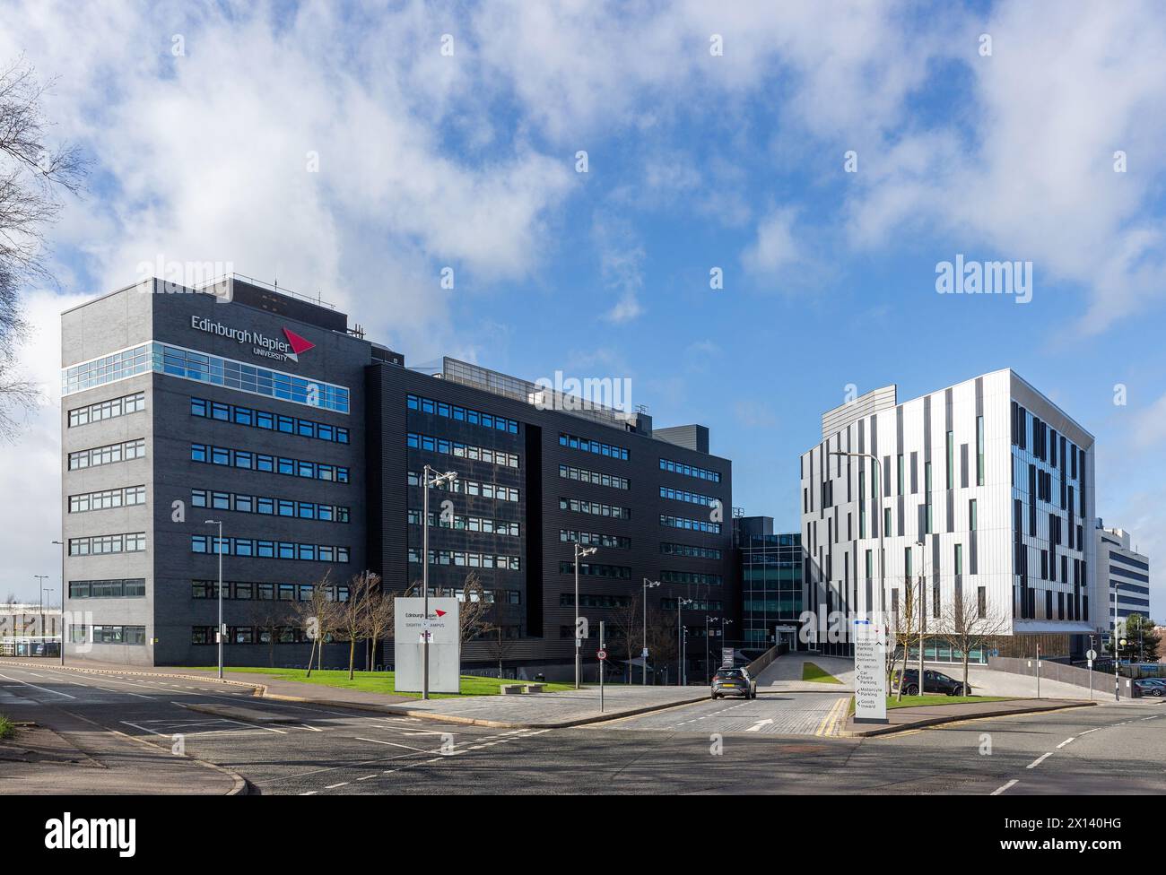 Edinburgh Napier University Sighthill Campus Stock Photo - Alamy