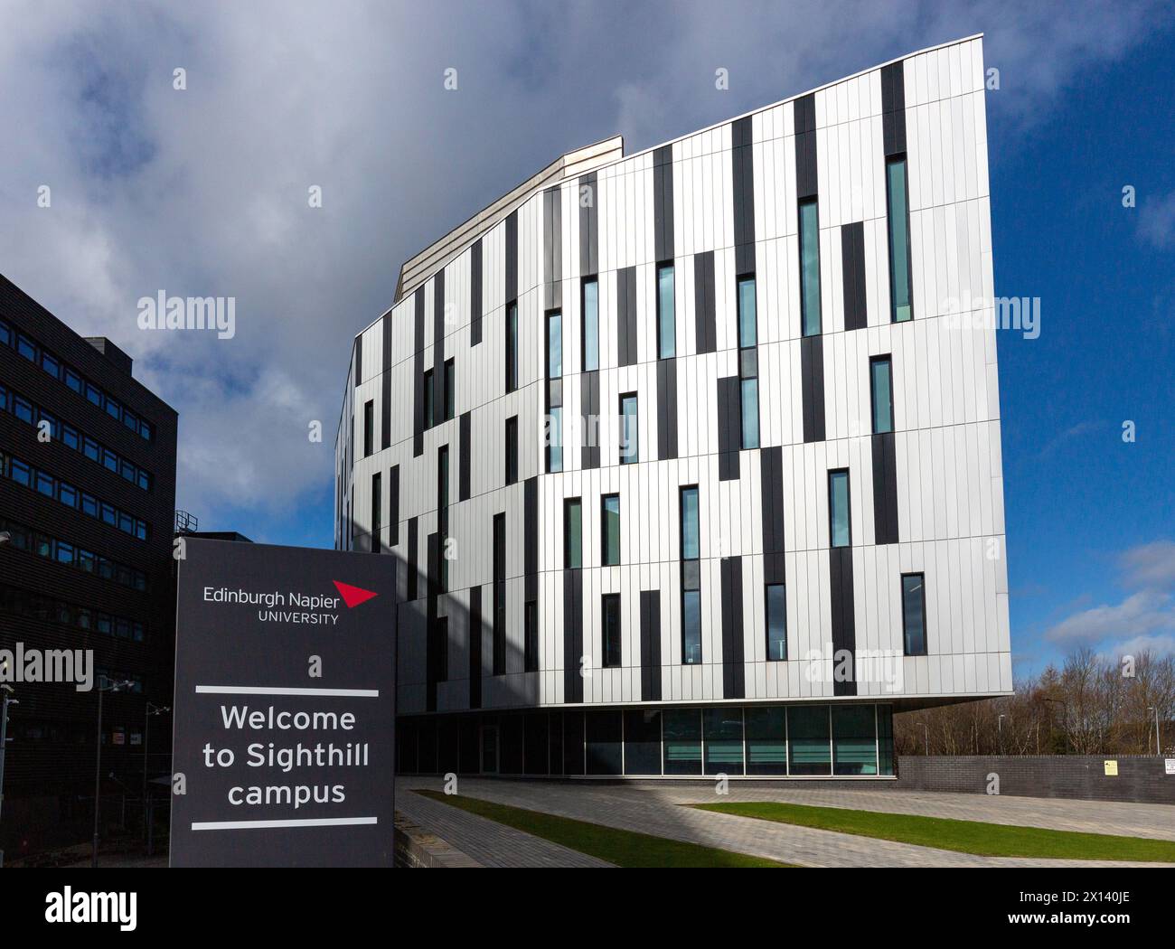 Edinburgh Napier University Sighthill Campus Stock Photo - Alamy