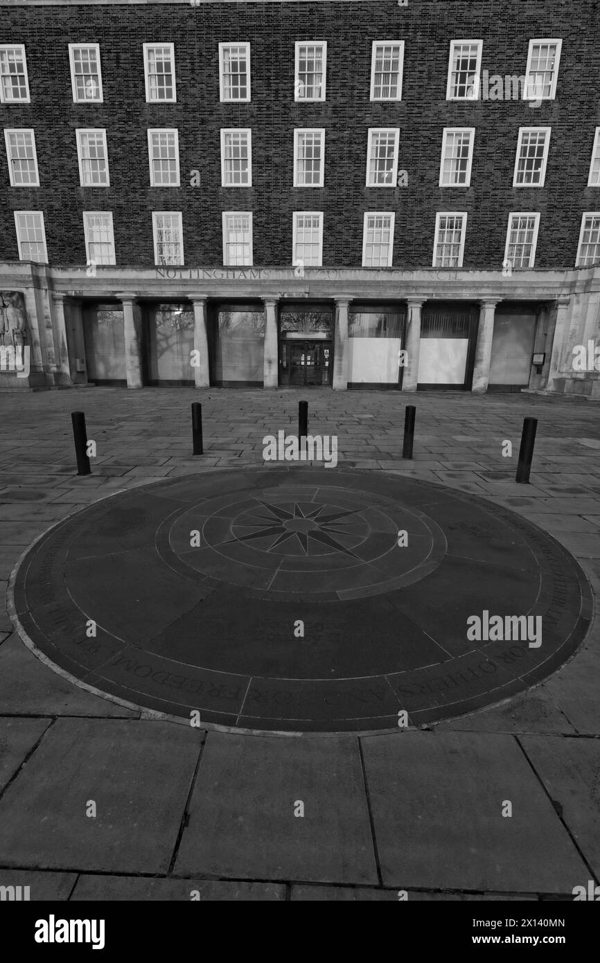 The Nottinghamshire County Hall building, Trent Bridge, Nottingham city ...