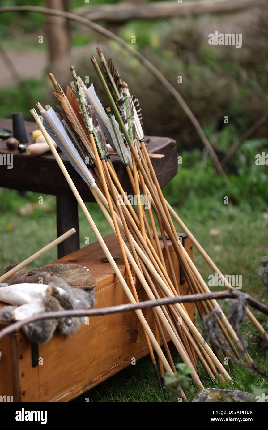 Archer pictured showing off his skills at the Weald & Downland Living ...