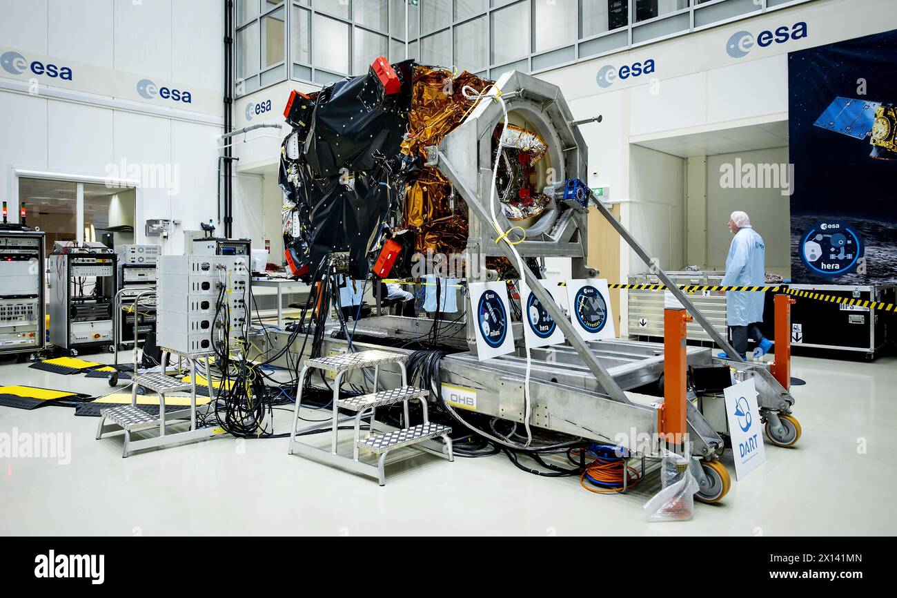 NOORDWIJK - The Hera spacecraft in a cleanroom of the European Space ...