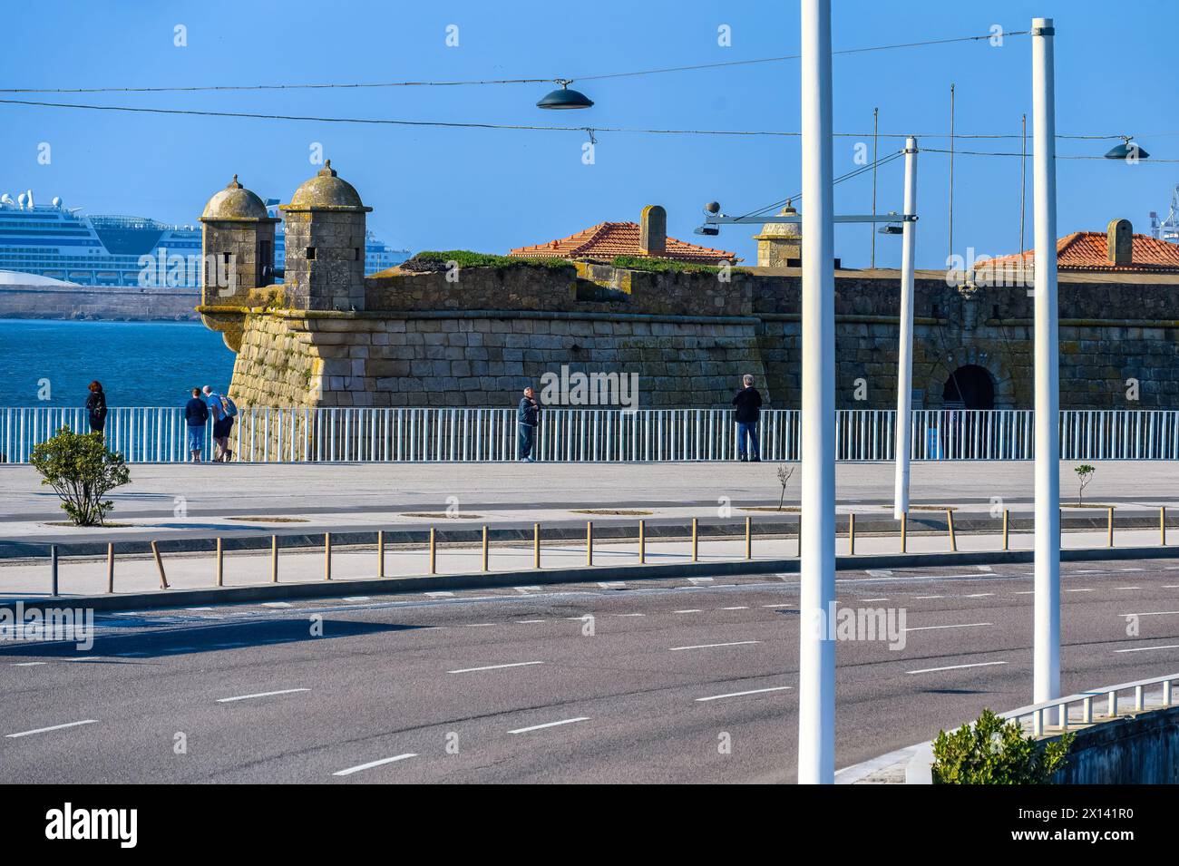 Fort of Sao Joao Baptista or Saint John the Baptist, Porto, Portugal ...
