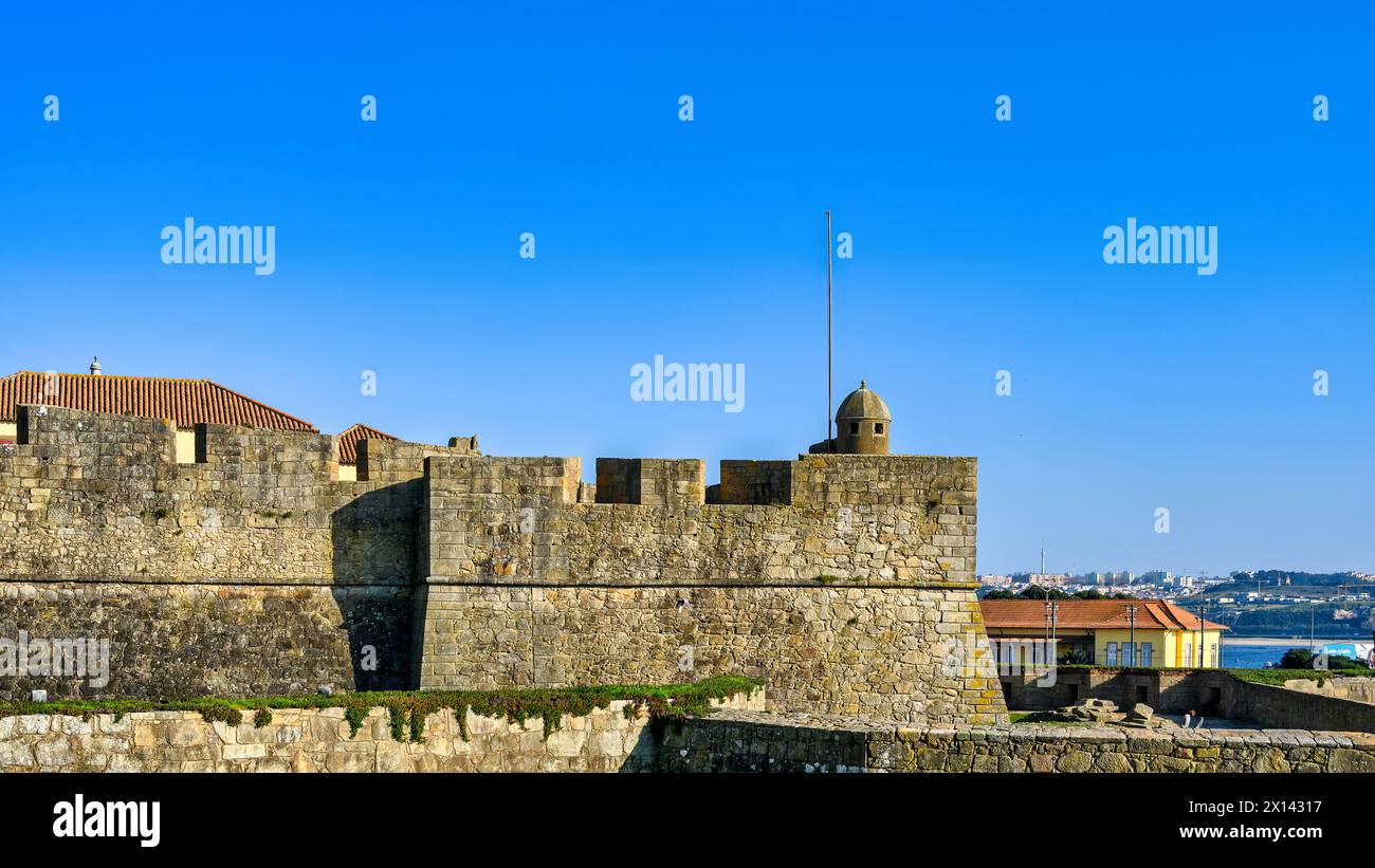 Fort of Sao Joao Baptista or Saint John the Baptist, Porto, Portugal ...