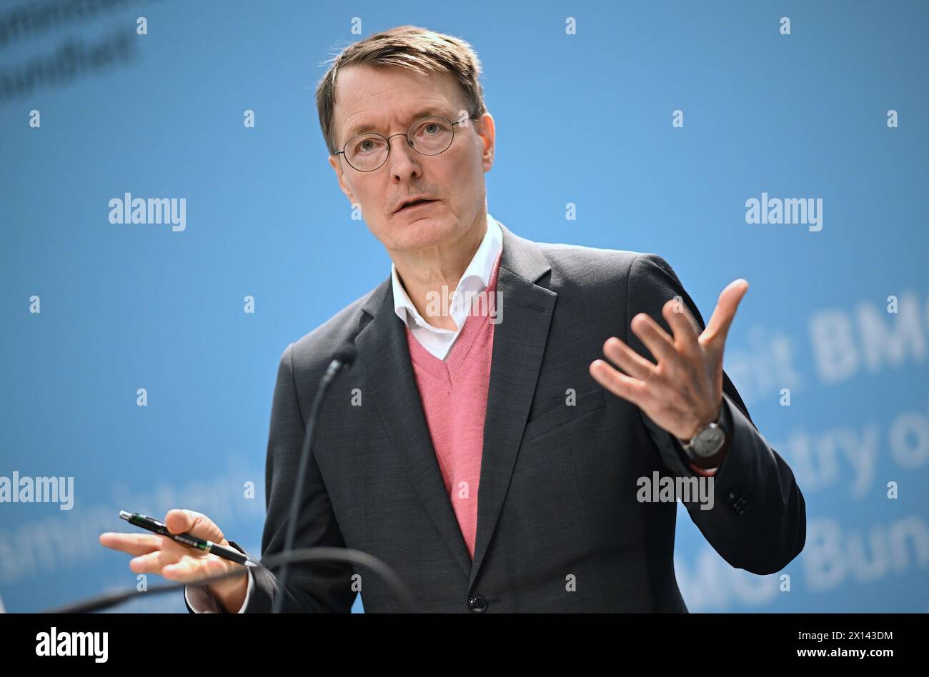15 April 2024, Berlin: Karl Lauterbach (SPD), Federal Minister of ...