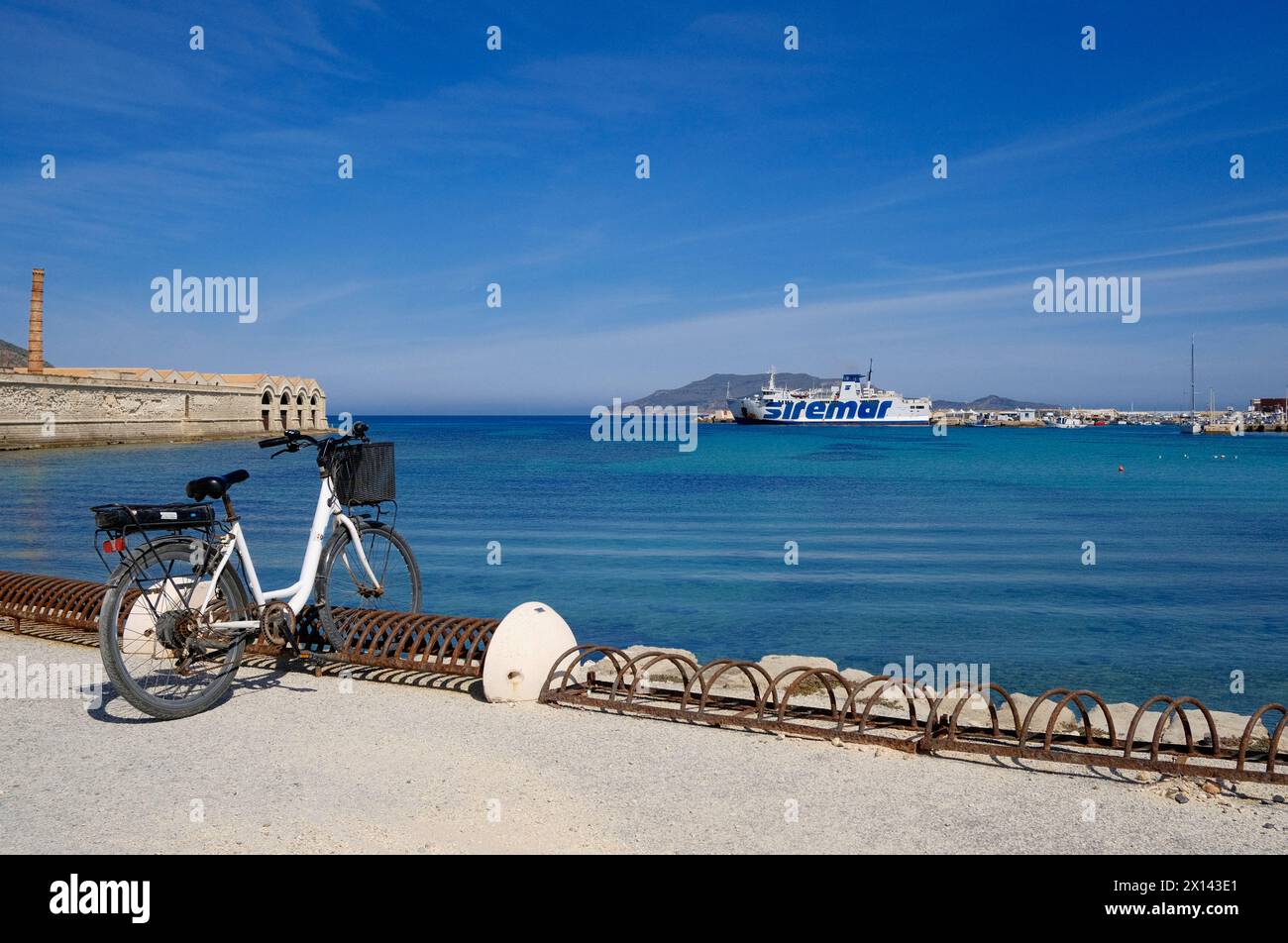 Italy, sicily, mediterranean sea, Egadi archipelago, Favignana island (Trapani Province); 21 ...