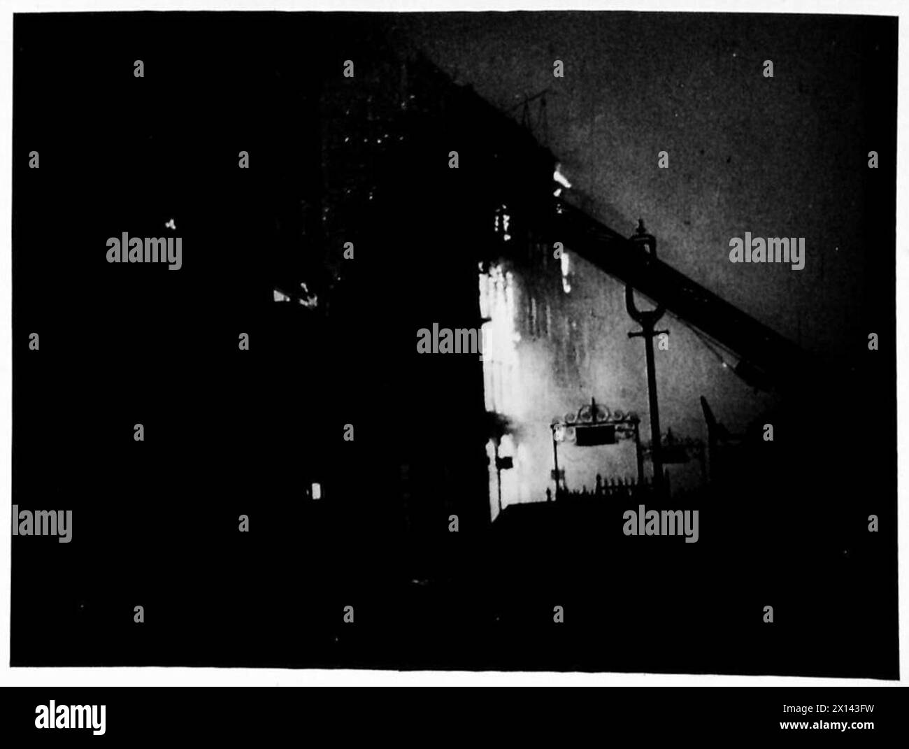 Photographs from the official War Office film show London during the ...