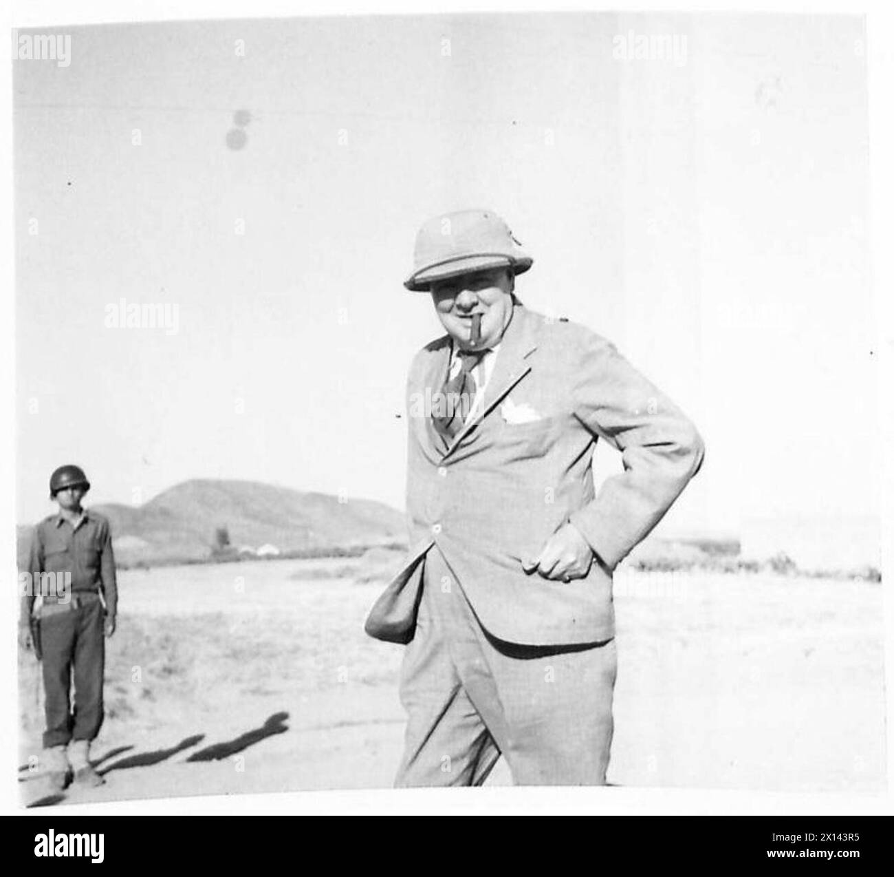 MR. CHURCHILL VISIT NORTH AFRICAN TROOPS - During his tour Mr ...