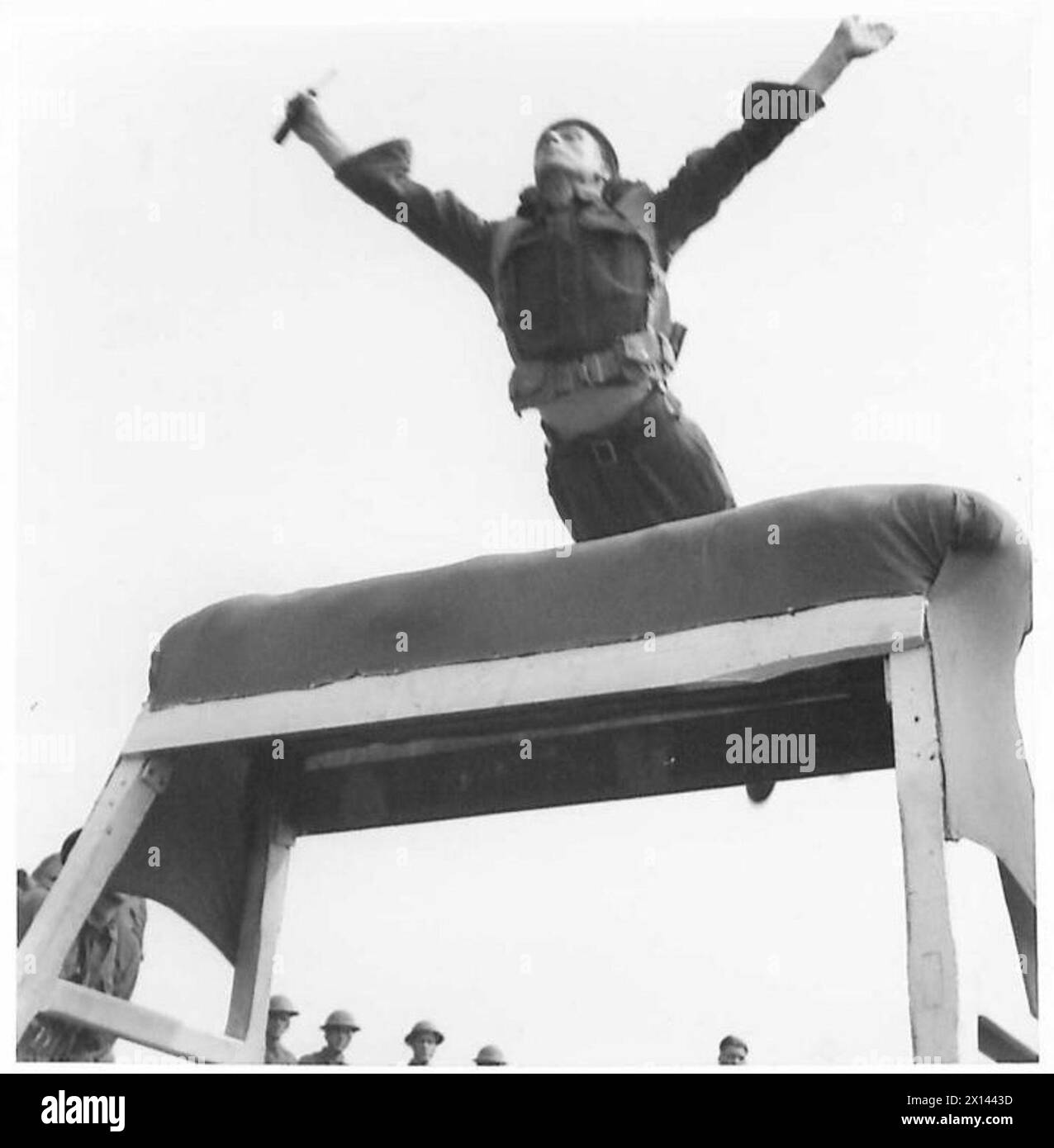 Flying training deployment Black and White Stock Photos & Images - Alamy