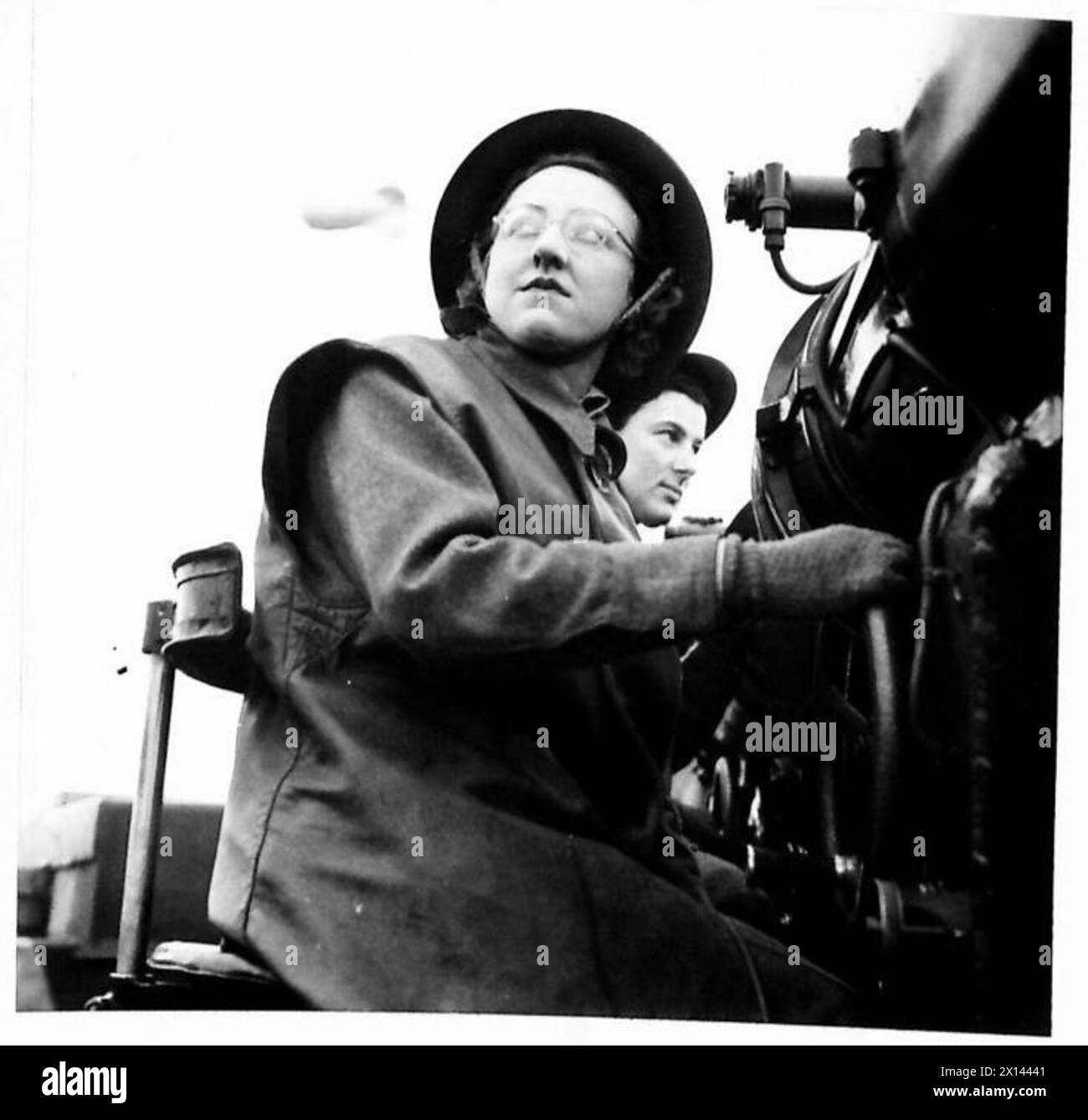 Pte. Mary Whitaker, daughter of a general, trains on height and range ...